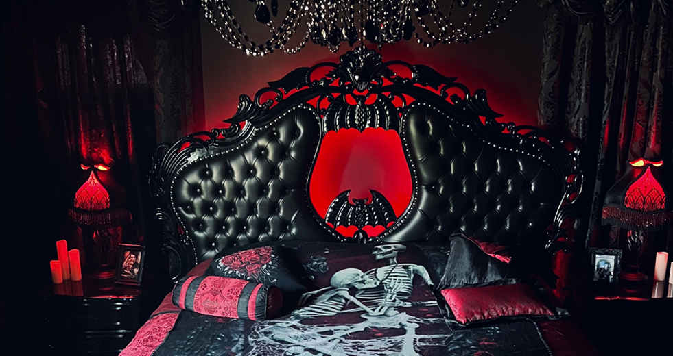 Goth Vampire Bedroom - The Johnson Lair